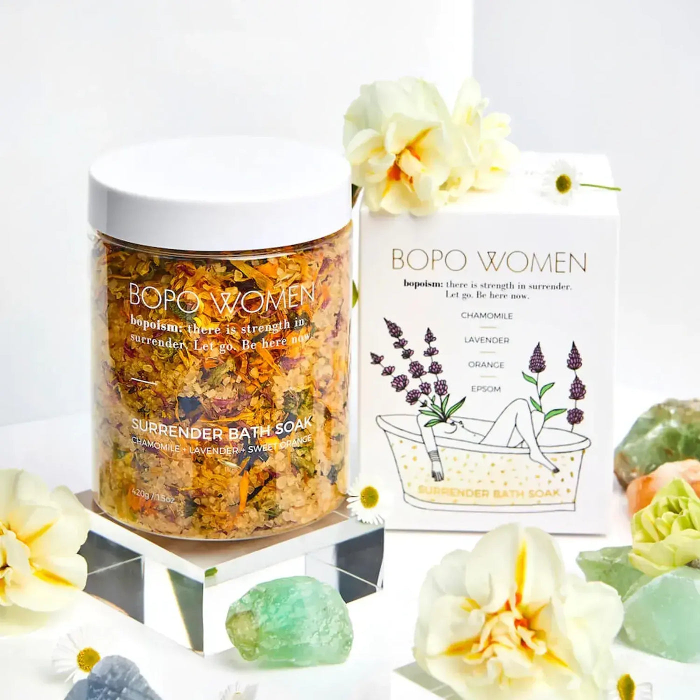 BOPO WOMEN l Surrender Bath Soak - Chamomile, Lavender & Sweet Orange